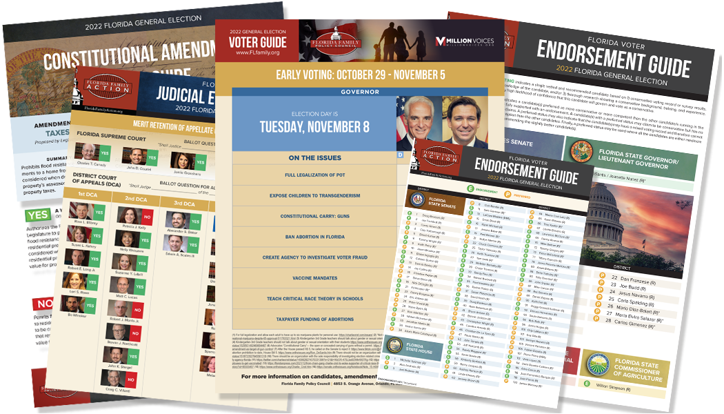 Breaking: 2022 Voter Guides are Online Now - Florida Family Action